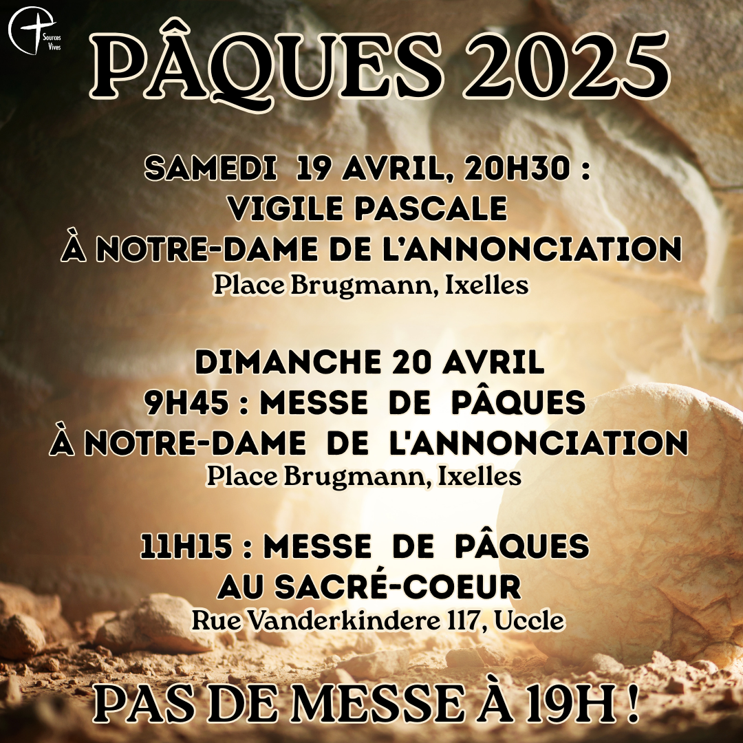 Pâques 2025 - Unité Pastorale des Sources Vives